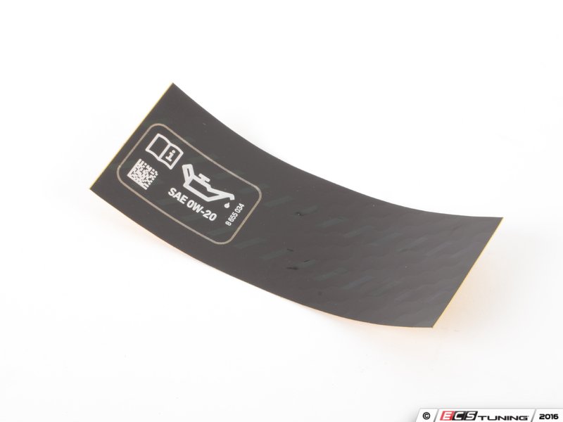 Genuine BMW - 71228655034 - LABEL "ENGINE OIL" (71-22-8-655-034)