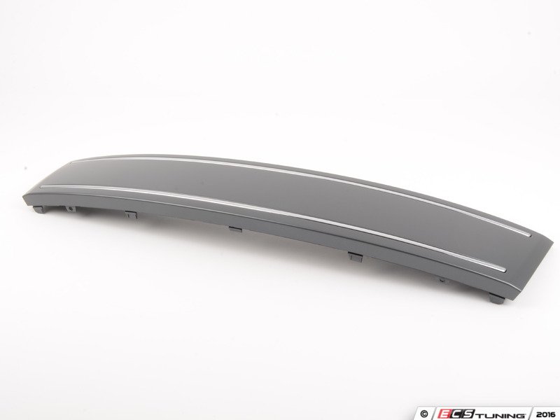 Genuine Volkswagen Audi - 4L08072871QP - Front Plate Filler - Grey