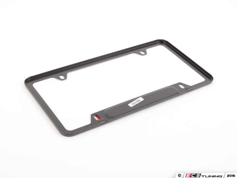 Genuine BMW - 82120010403 - "Roadster" Plate Frame - Black Stainless ...