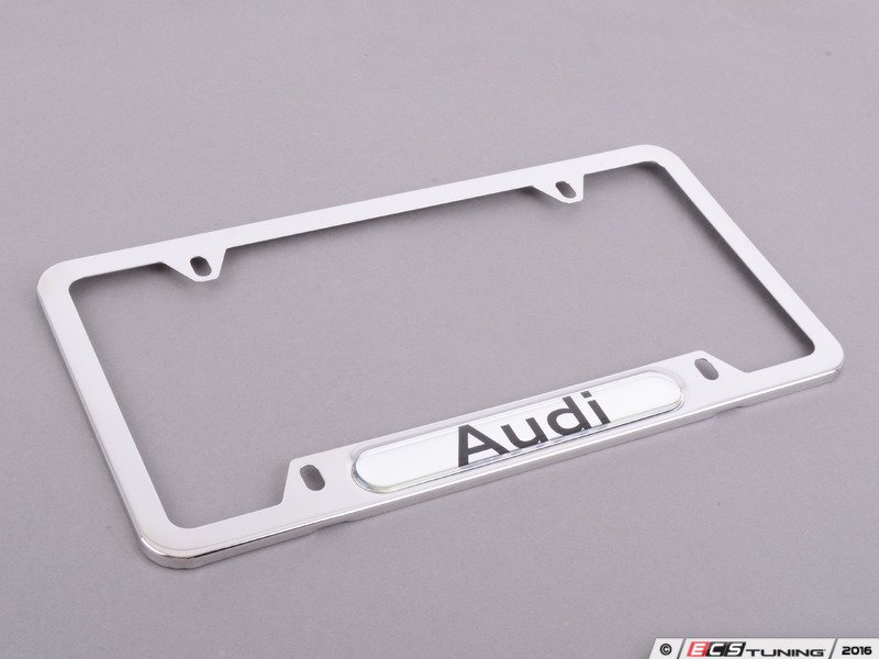 Audi Collection - ZAW355016 - Audi License Plate Frame - Chrome