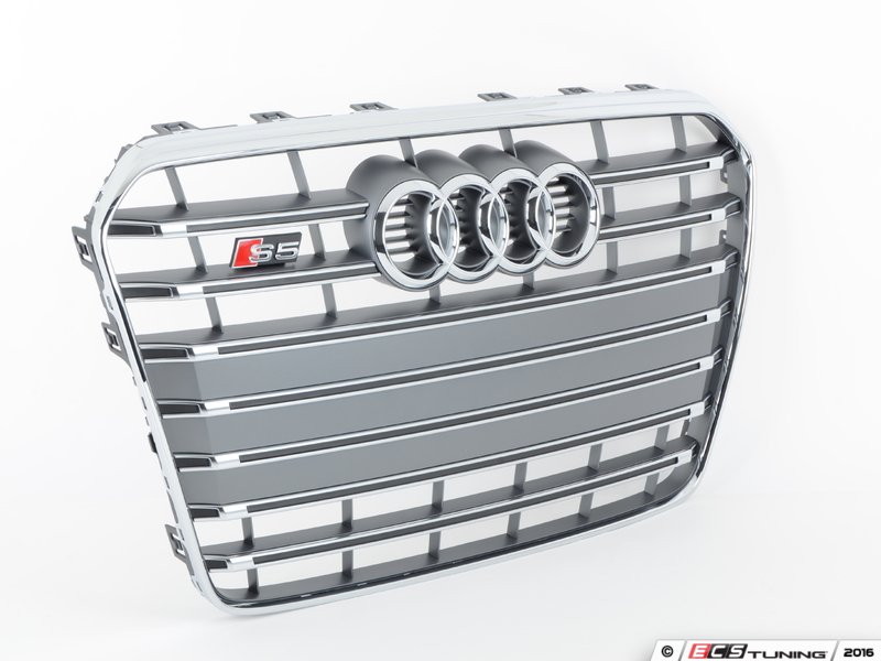 Genuine Volkswagen Audi - 8T0853651P1RR - S5 Front Grille - Platinum ...