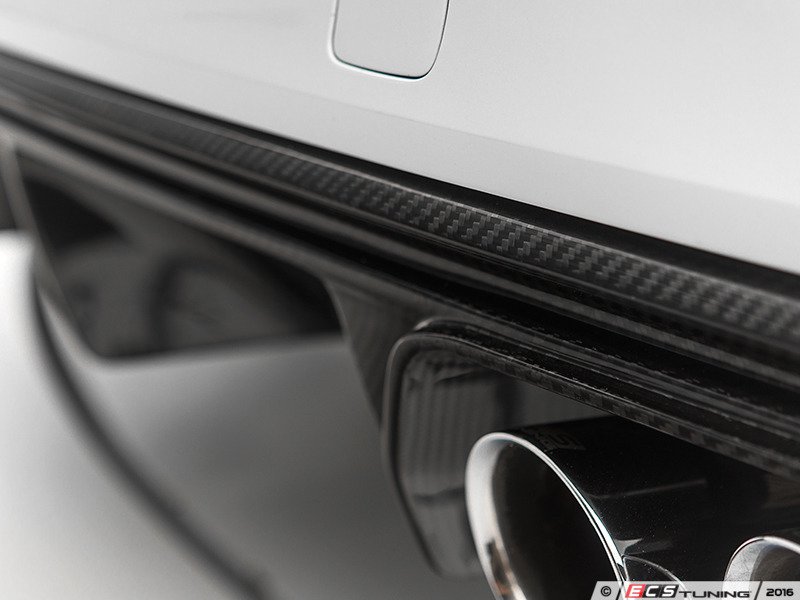 ECS - 018359ECS01A - Audi B8.5 S4 / A4 S-Line Carbon Fiber Rear Diffuser