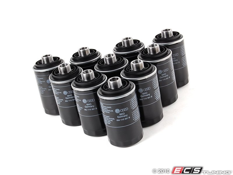 Genuine Volkswagen Audi - 06J115403C-10 - Oil Filter - Pack Of 10