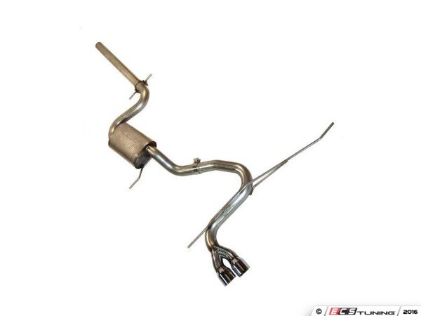 Techtonics Tuning - 252522D - MK5 Rabbit/MK6 Golf 2.5" Cat-Back Exhaust ...