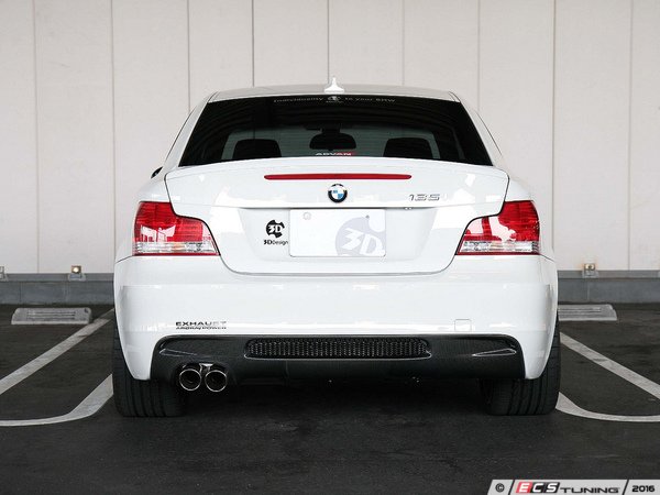 3D Design - 3108-18211 - 3D Design E82 1-Series M-Sport Carbon Rear ...