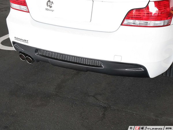 3D Design - 3108-18211 - 3D Design E82 1-Series M-Sport Carbon Rear ...