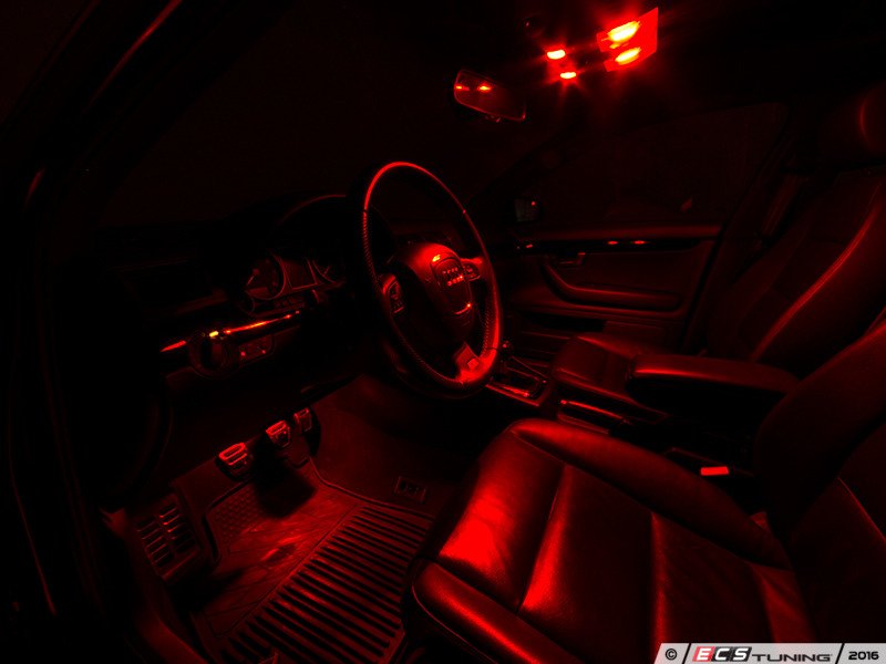 ZiZa - 019396ECS04KT4 - LED Footwell Lighting Kit - Red