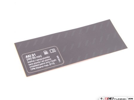 Genuine BMW - 71227645829 - LABEL "PREMIUM FUEL UNLEADE (71-22-7-645-829)