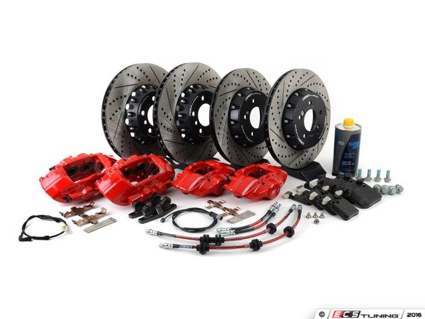 ECS - 009607ECS01AKT10 - ECS M Performance Front & Rear Big Brake Kit - Red