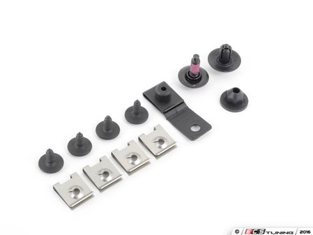 Genuine Volkswagen Audi - 8J0898123 - Front Fender Liner Hardware Kit ...