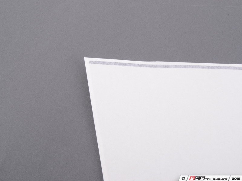 Genuine MINI - 51147281519 - Hood Stripe Left - White with Black Edges ...