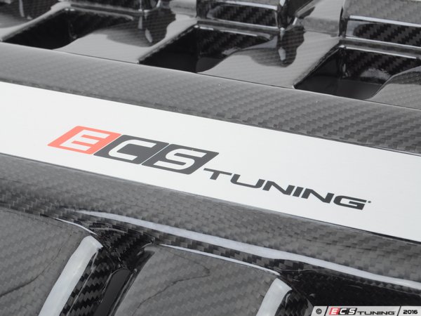 ECS - 015502ECS01 - MK7/8v Gen3 Black Carbon Fiber Engine Cover