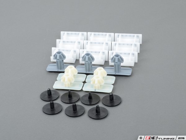 Genuine Volkswagen Audi - 4G0898909 - Complete side skirt hardware kit ...