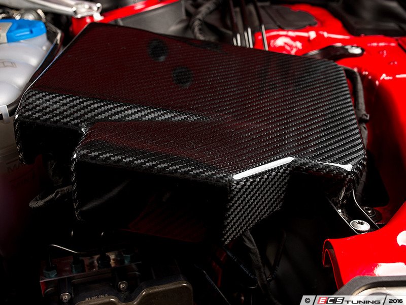 ECS - 019468ECS01A - Carbon Fiber ECU Cover - Audi B9 A4/A5