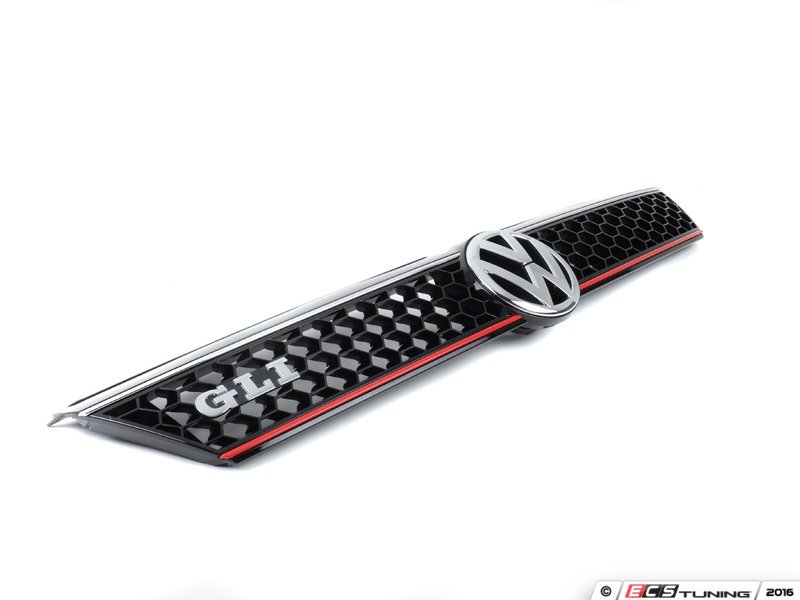 Genuine Volkswagen Audi - 5C6853651ATCEE - GLI Grille - With Red Strip ...