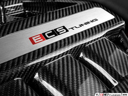 ECS - 015502ECS01 - MK7/8v Gen3 Black Carbon Fiber Engine Cover