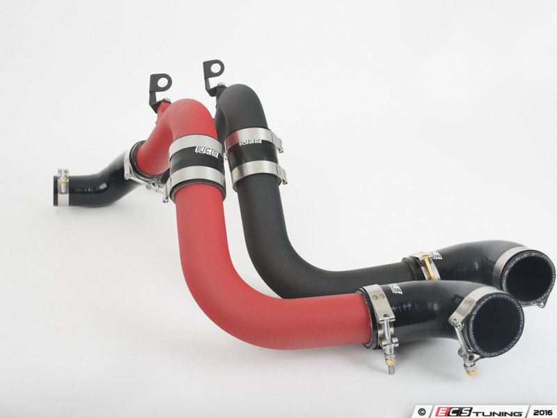 ECS - 009037ECS02-01 - High Flow Turbo Outlet Pipe Kit - Wrinkle Black