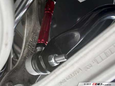 ECS - 003112ECS01 - Adjustable Front Sway Bar End Link Set - Audi B8 ...