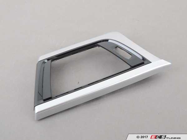 Genuine BMW - 51459231223 - TRIM, I-PANEL, ALU LINEAR BR (51-45-9-231-223)