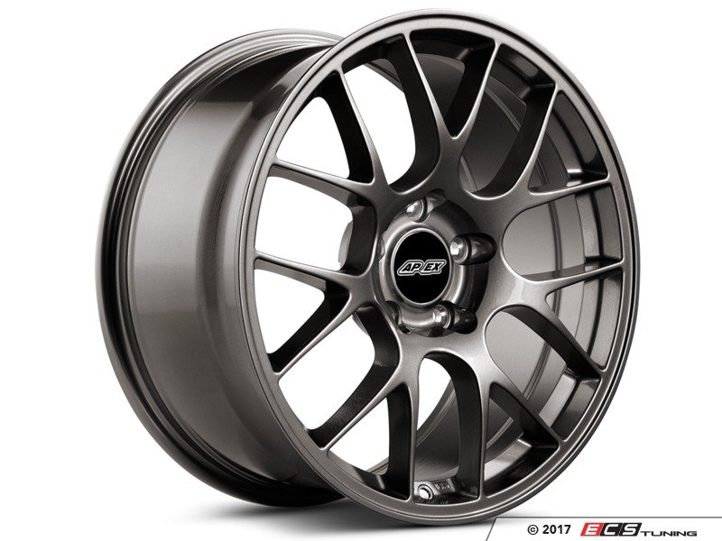 APEX Wheels - EC7181025A - 18" APEX EC-7 Square Wheel Set - Anthracite