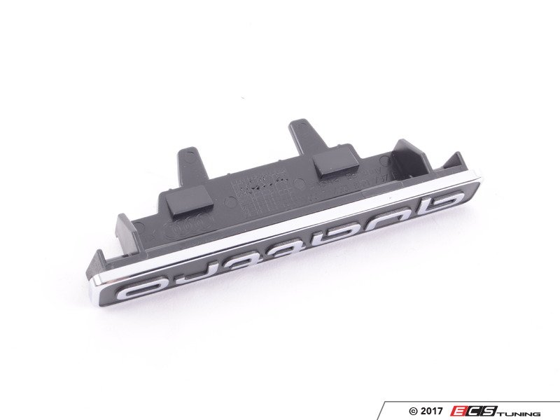 Genuine Volkswagen Audi - 4G0853736F2ZZ - "Quattro" Grille Emblem ...