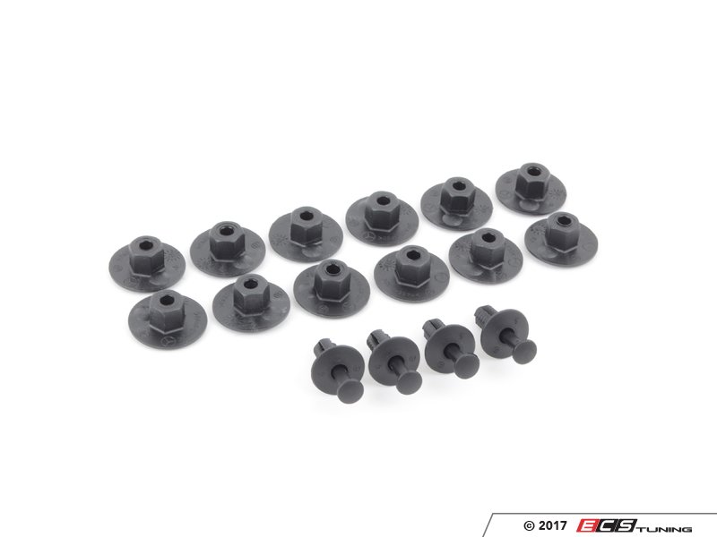 Genuine Mercedes Benz - 1249900492KT - Rear Fender Liner Hardware Kit