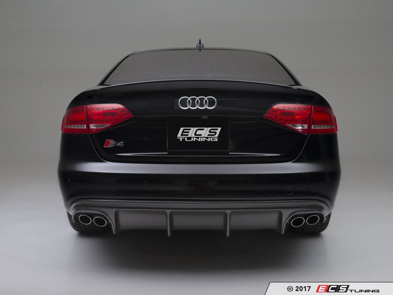 ECS - 021532ECS01A - Carbon Fiber Rear Diffuser - Audi B8 A4/S4 Pre ...