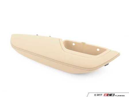 Genuine BMW - 51417258801 - Armrest - Front, Left, Beige (51-41-7-258-801)