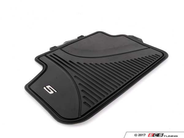 Genuine BMW - 51472414219 - Rear rubber floor mats - Black (51-47-2-414 ...