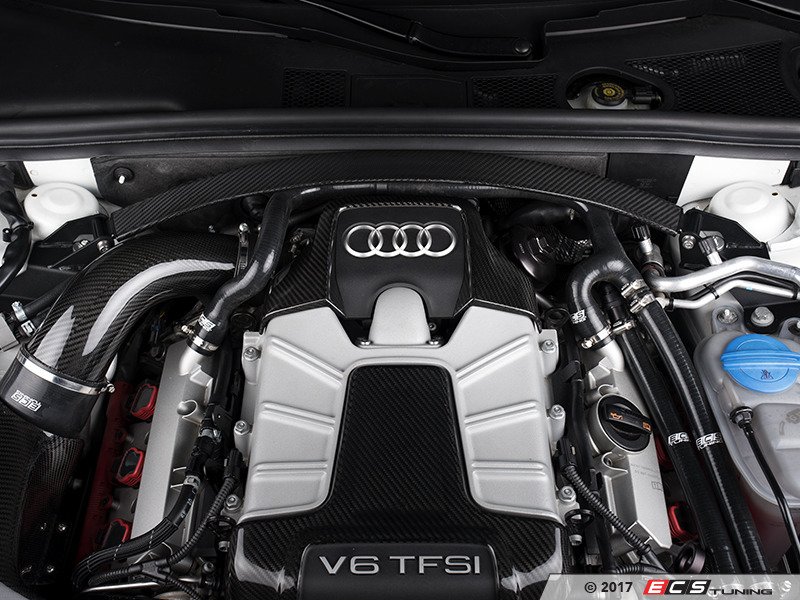 ECS - 008049ecs01KT - Carbon Fiber Strut Tower Brace - Audi B8 A4/A5/S4/S5