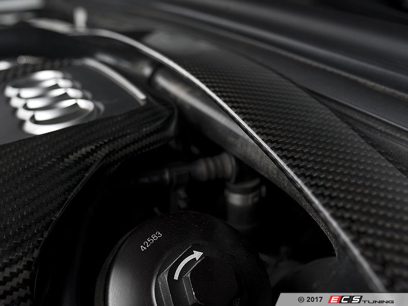 ECS - 008049ecs01KT - Carbon Fiber Strut Tower Brace - Audi B8 A4/A5/S4/S5