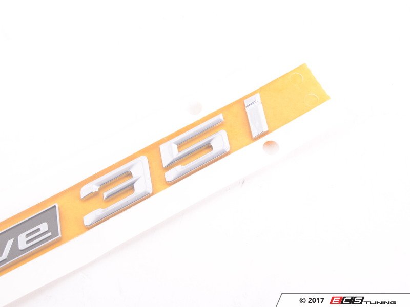 Genuine BMW - 51147345059 - Model Emblem - X Drive 35I (51-14-7-345-059)