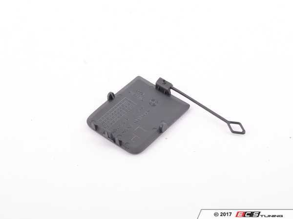 Genuine BMW - 51127303815 - E84 X1 Tow Hook Cover (Black) (51-12-7-303-815)