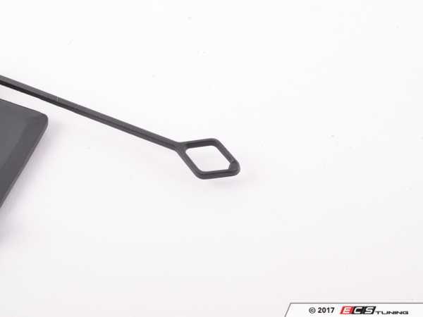 Genuine BMW - 51127303815 - E84 X1 Tow Hook Cover (Black) (51-12-7-303-815)