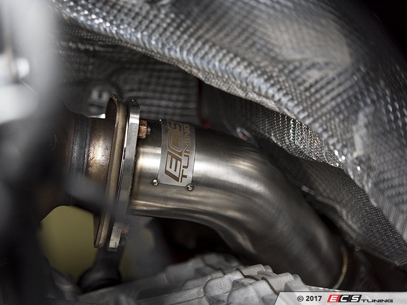 ECS - 021616ecs01KT - B9 T304 Stainless Steel 3.0" Downpipe