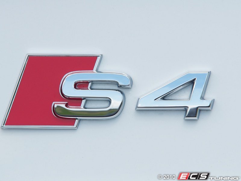 ECS News - Genuine Audi Rear S4 Emblems
