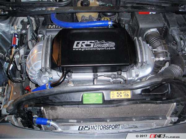 GRS Motorsport - GRS2BLK - MINI Cooper S R53 Mk2 Charge Cooler - Black Hose