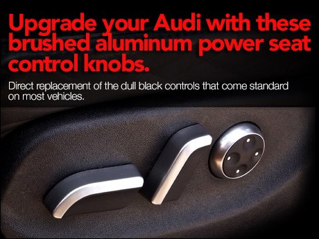 ECS News - Audi Power Seat Control Knob Set