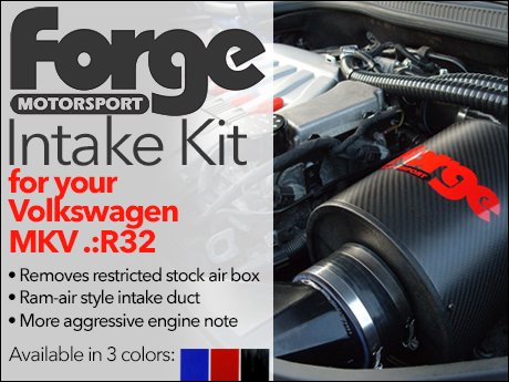 ECS News - Volkswagen MKV .:R32 Forge Intake Kit