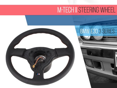 ECS News - BMW E30 M-Tech II Steering Wheel