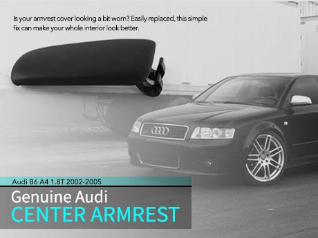 ECS News - Audi B6 A4 1.8T Genuine Audi Center Armrest Lid