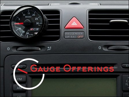 ECS News - VW MK5 GTI Gauge Options