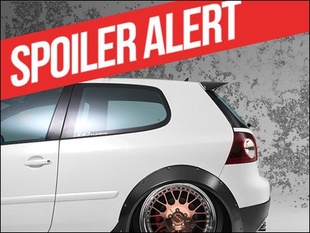 ECS News - New VW MK5 Rabbit Carbon Fiber Spoilers
