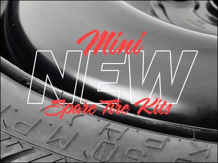 ECS News - New OEM MINI Spare Tire Kits - Mounted and Ready To Go