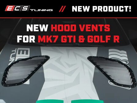 ECS News - New ECS MK7 Hood Vents - Designed On Our Racewagen