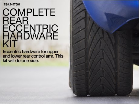 ECS News - Audi B5 A4/S4 Rear Eccentric Hardware Kit