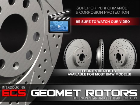 ECS News - BMW ECS GEOMET Coated Rotors