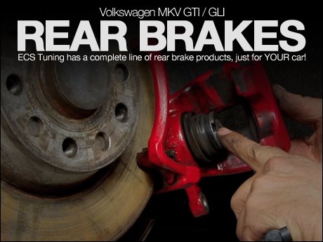 ECS News - MKV Volkswagen Rear Brakes Install Video - GTI / GLI