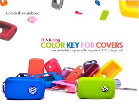 ECS News - Volkswagen Color Key Fob Covers
